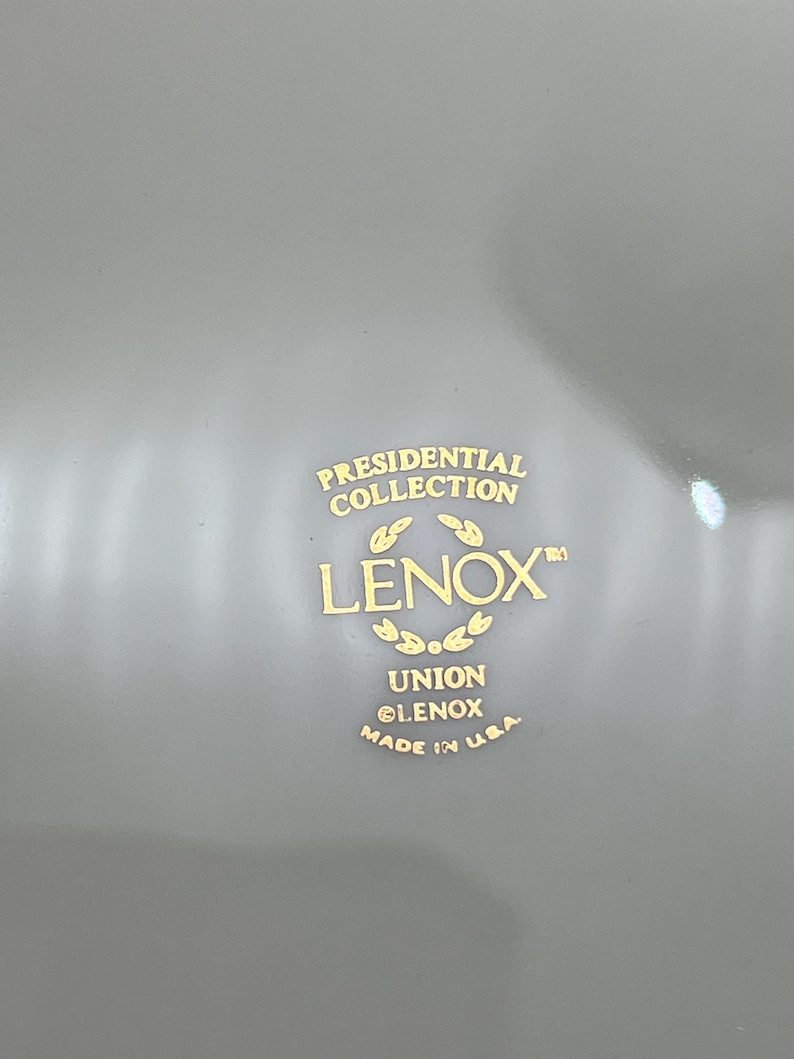 Lenox Union Presidential Collection - Dinner Salad Bread Plates Teacups ...