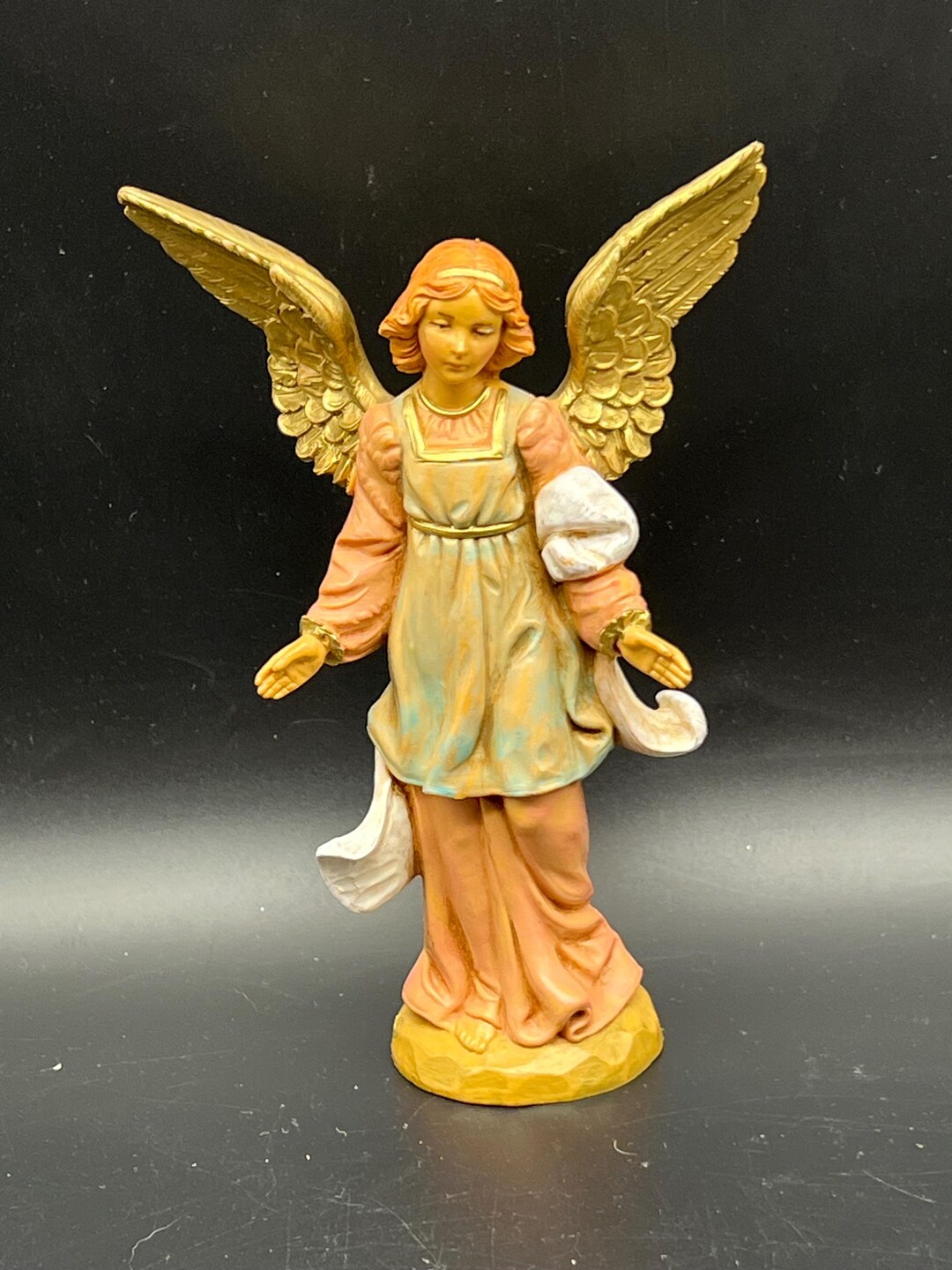 Vintage Depose Italy Fontanini Simonelli Angel With Wings Figure Spider ...
