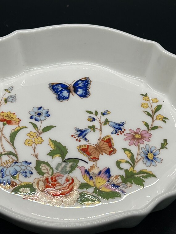 Aynsley Oval Dish, Cottage Garden Pattern, Flowers a… - Gem