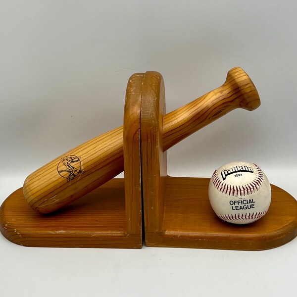Baseball Bookends - Etsy