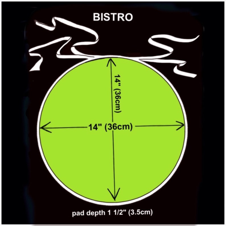 Navy Blue William Morris Pattern Round Bistro Style Chair Seat Pads ...