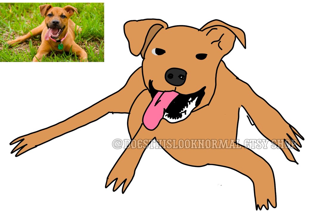 Digital, Draw My Pet, Poorly, Pet Portrait, Draw Me, Digital Art ...
