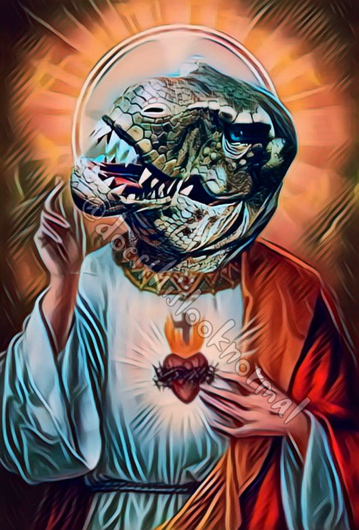 Raptor Jesus Last Supper