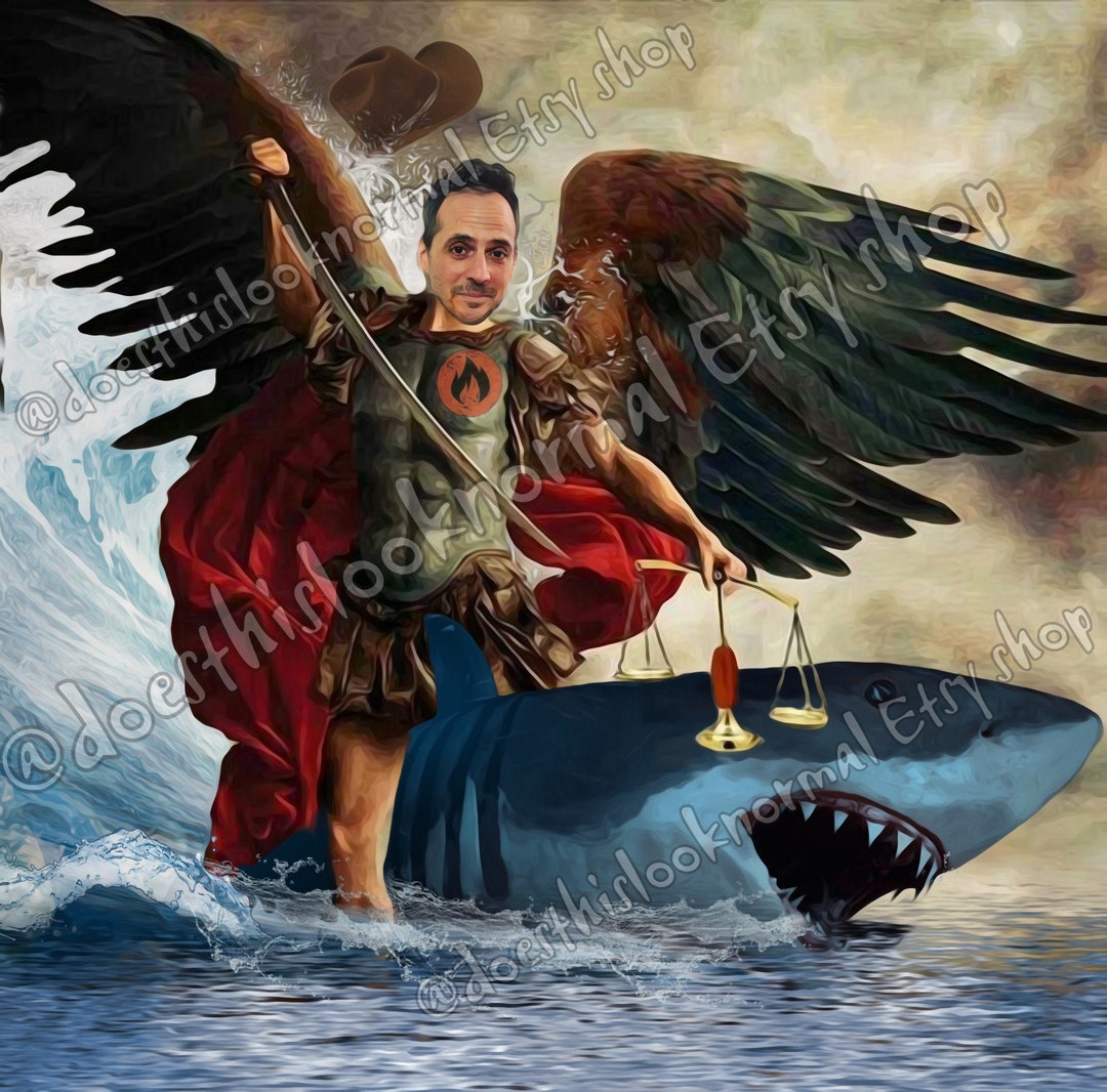 Saint Candle Jacob Battat the Bonfire Comedian Big Jay - Etsy