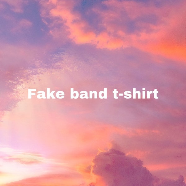 Fake Band T Shirts - Etsy