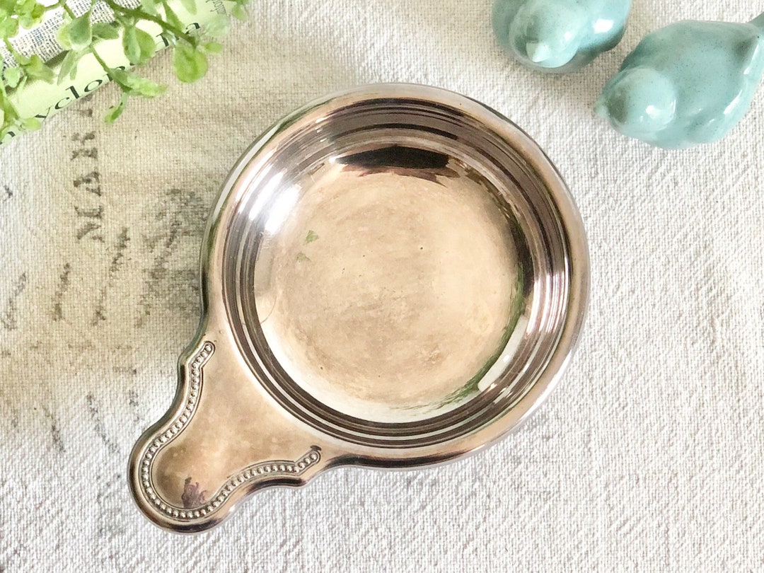 Vintage Silverplate Wine Taster Silver Tastevin Silver Plated Wine ...