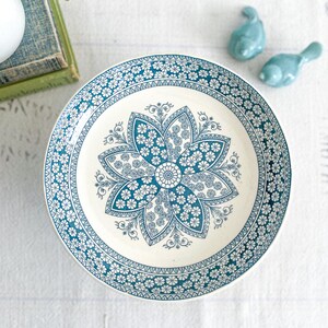 Antique Copeland Blue Transferware Compote Dish; English Ironstone ...