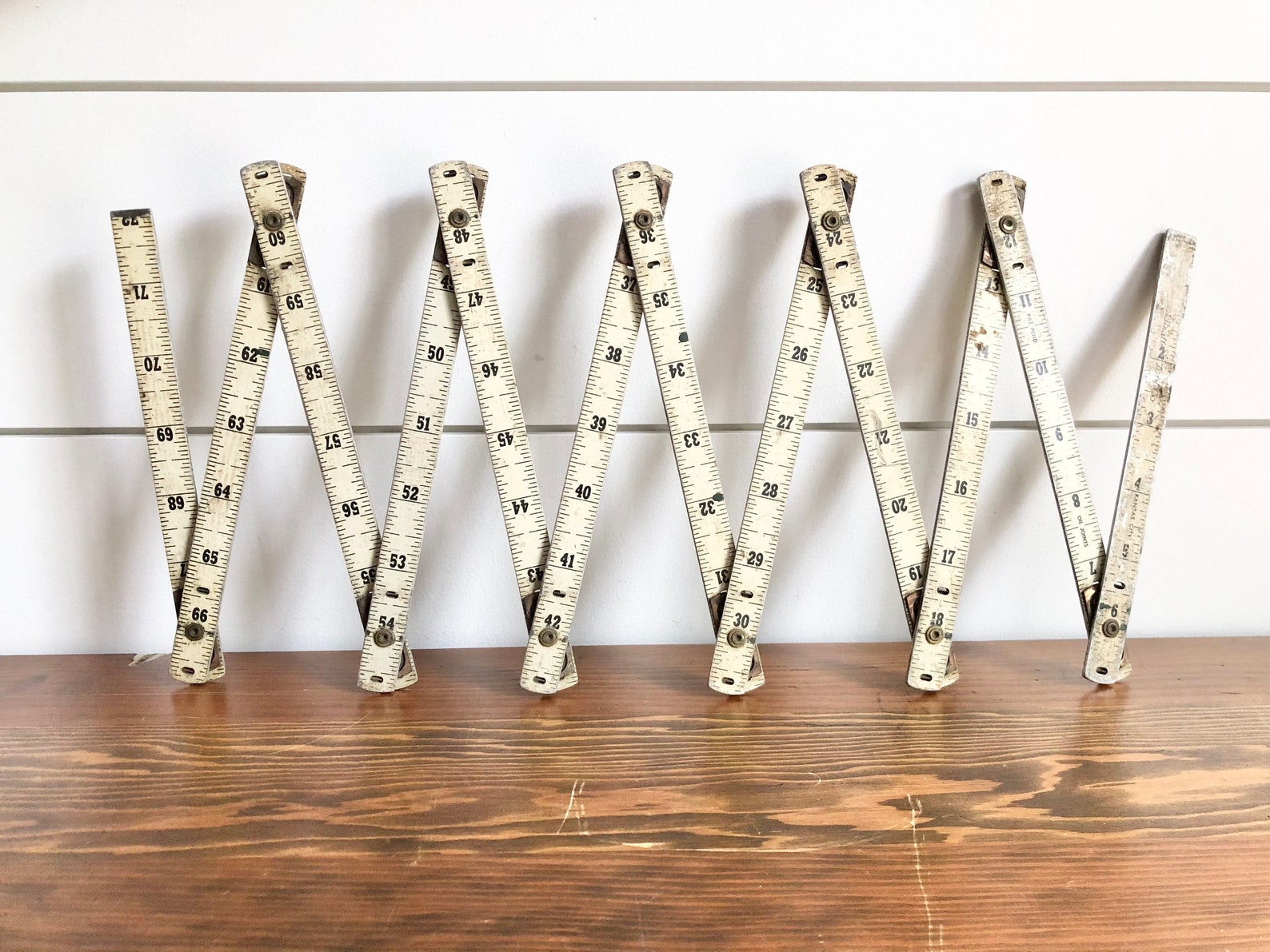 Vintage Metal Folding Ruler Goldblatt Tool Co. 72-inch - Etsy