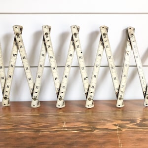 Vintage Metal Folding Ruler Goldblatt Tool Co. 72-inch, 6-foot Folding ...