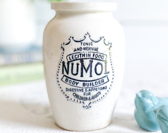 Large Antique Numol Body Builder Stoneware Jar - Etsy