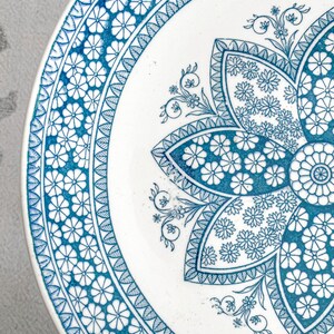 Antique Copeland Blue Transferware Compote Dish; English Ironstone ...