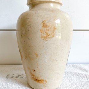 Large Virol Bone Marrow Antique English Advertising Pot; Stoneware ...