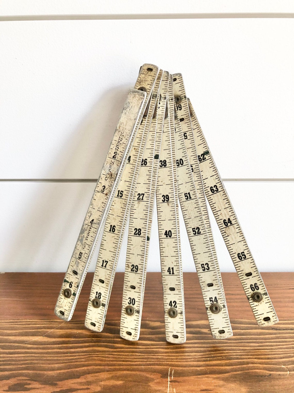 Vintage Metal Folding Ruler Goldblatt Tool Co. 72-inch - Etsy