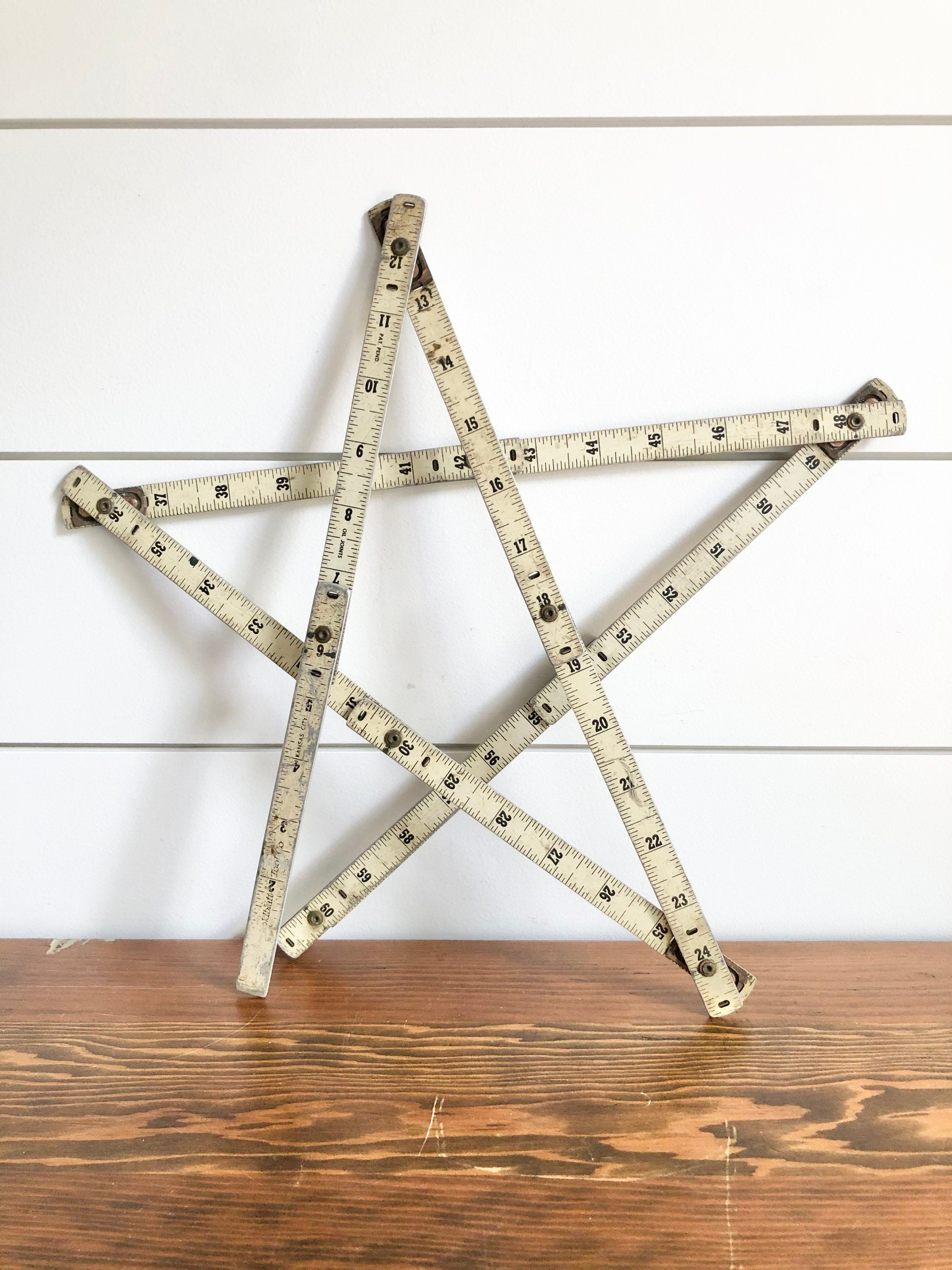 Vintage Metal Folding Ruler Goldblatt Tool Co. 72-inch - Etsy