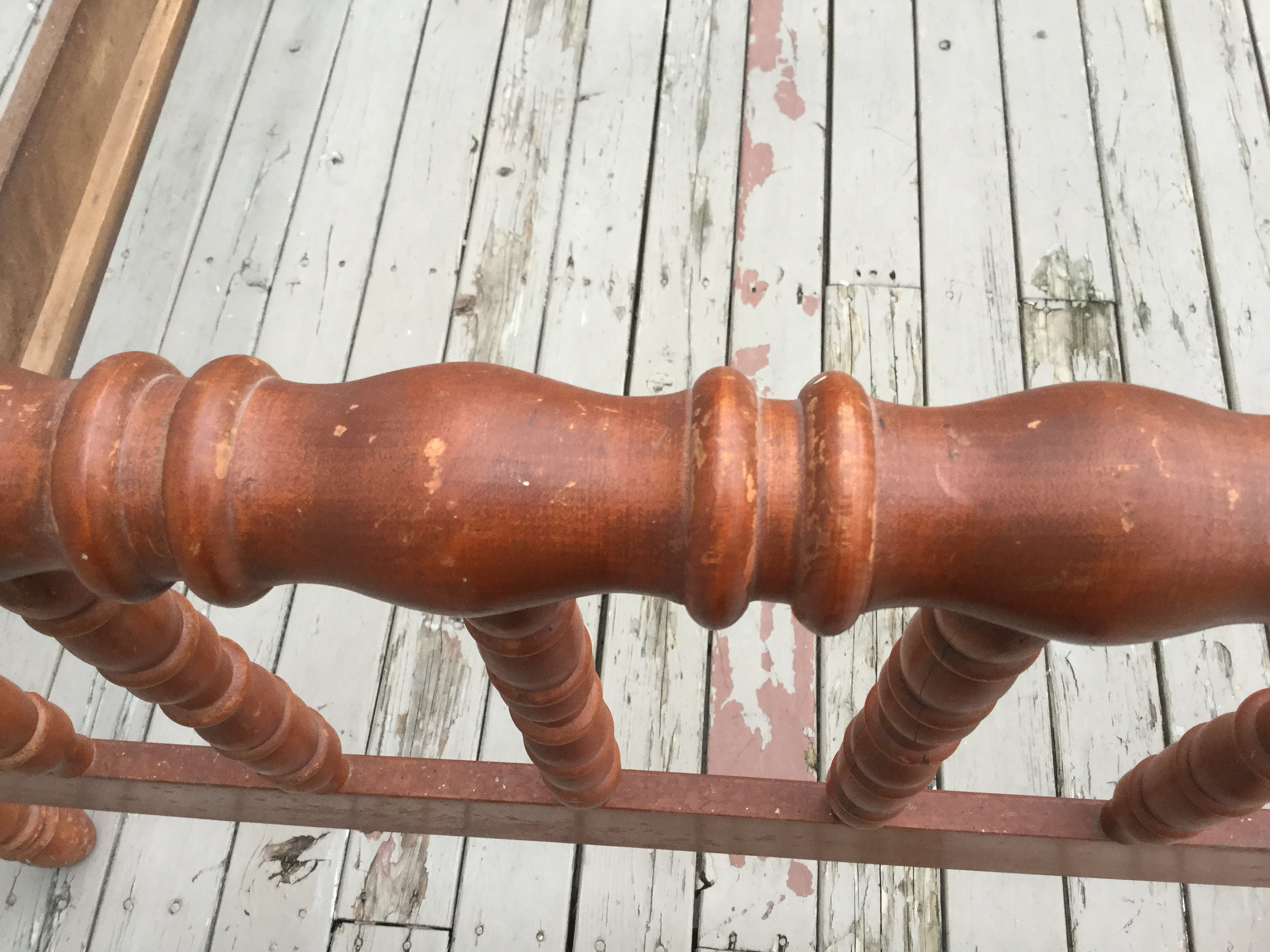 Antique Heirloom Spindle Spool Bed Jenny-lind Bed Twin Size - Etsy