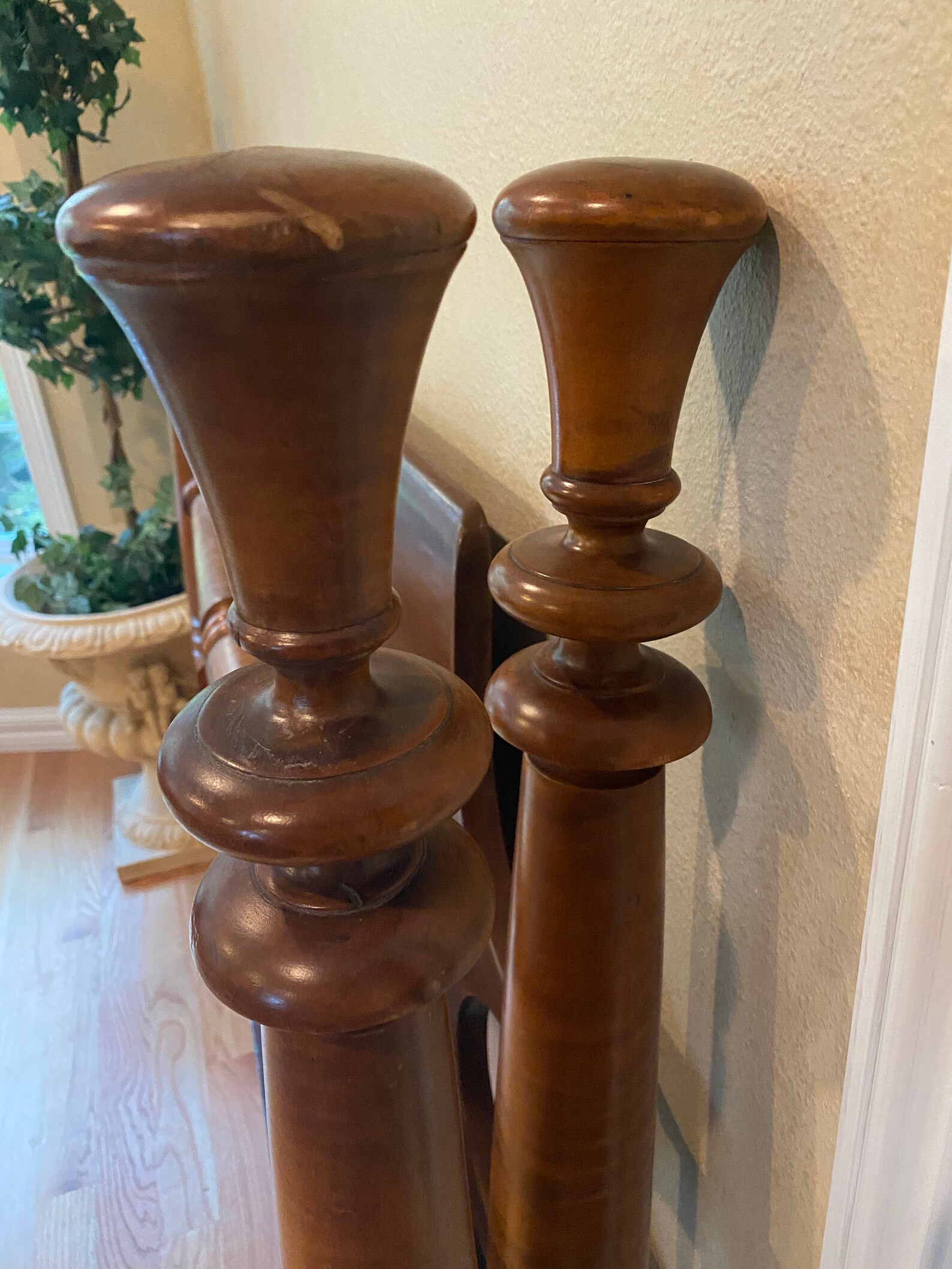 Antique Maple 4-poster Rope Bed From 1800s Antique 3/4 Size With Bell ...