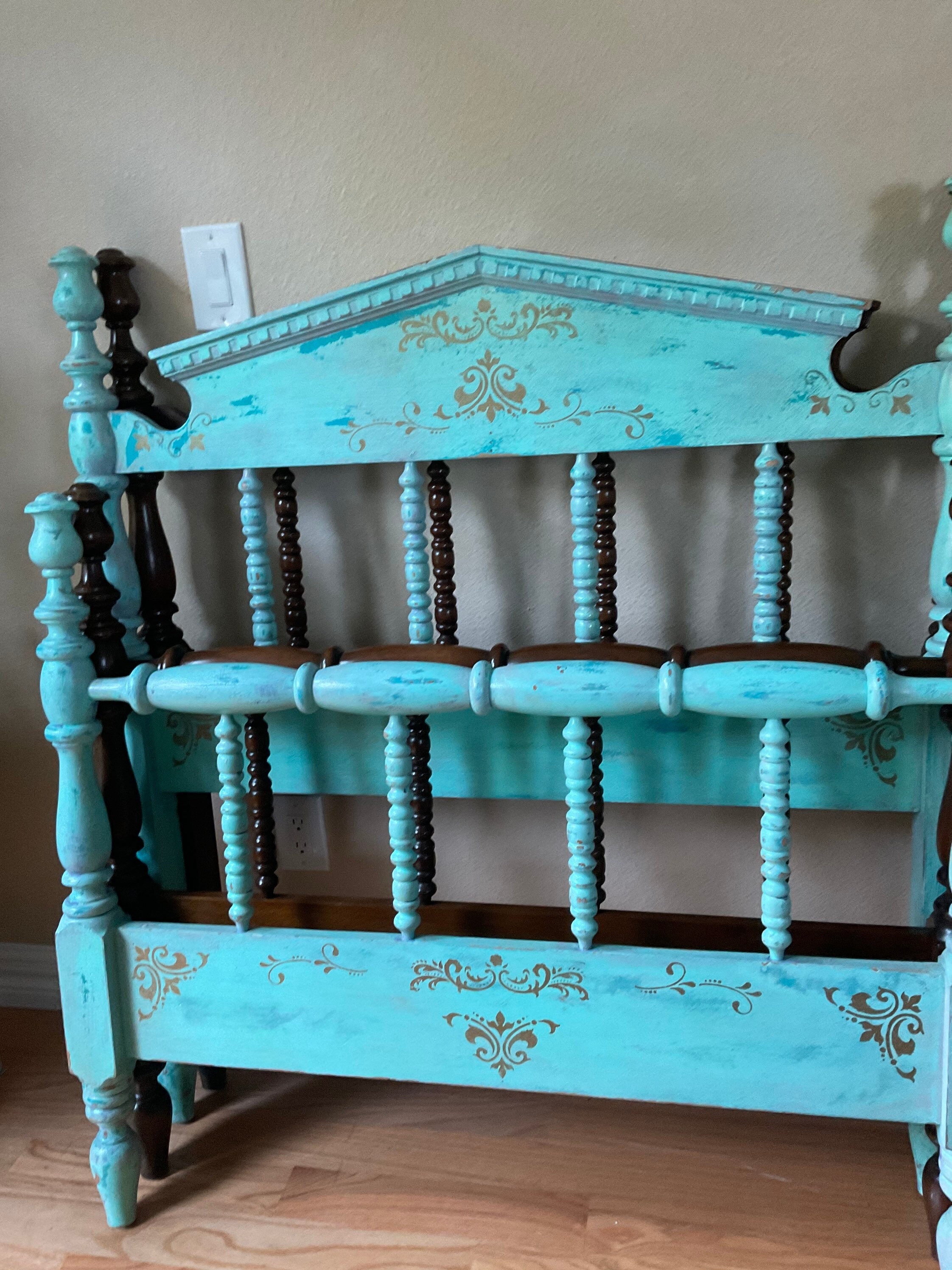 Colonial Early Jenny Lind Spindle Spool Twin Size Beds - Etsy