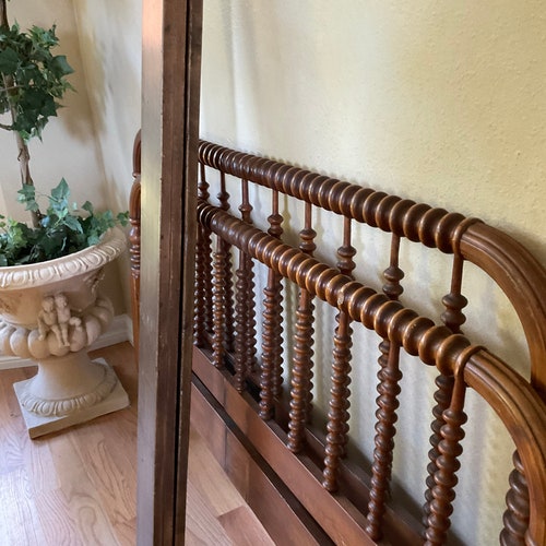 Antique Jenny Lind Bed Frame. Full Size Spindle Spool Bed - Etsy