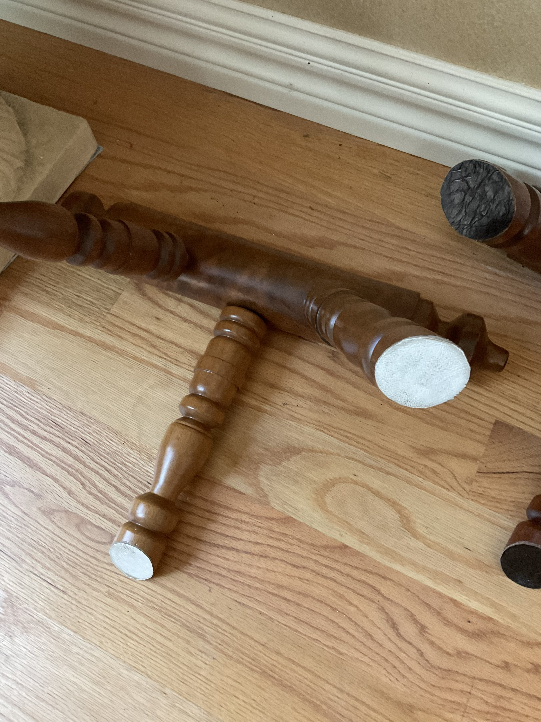 Antique German Rolling Pin His and Her Stools. Spindle Spool Stools ...