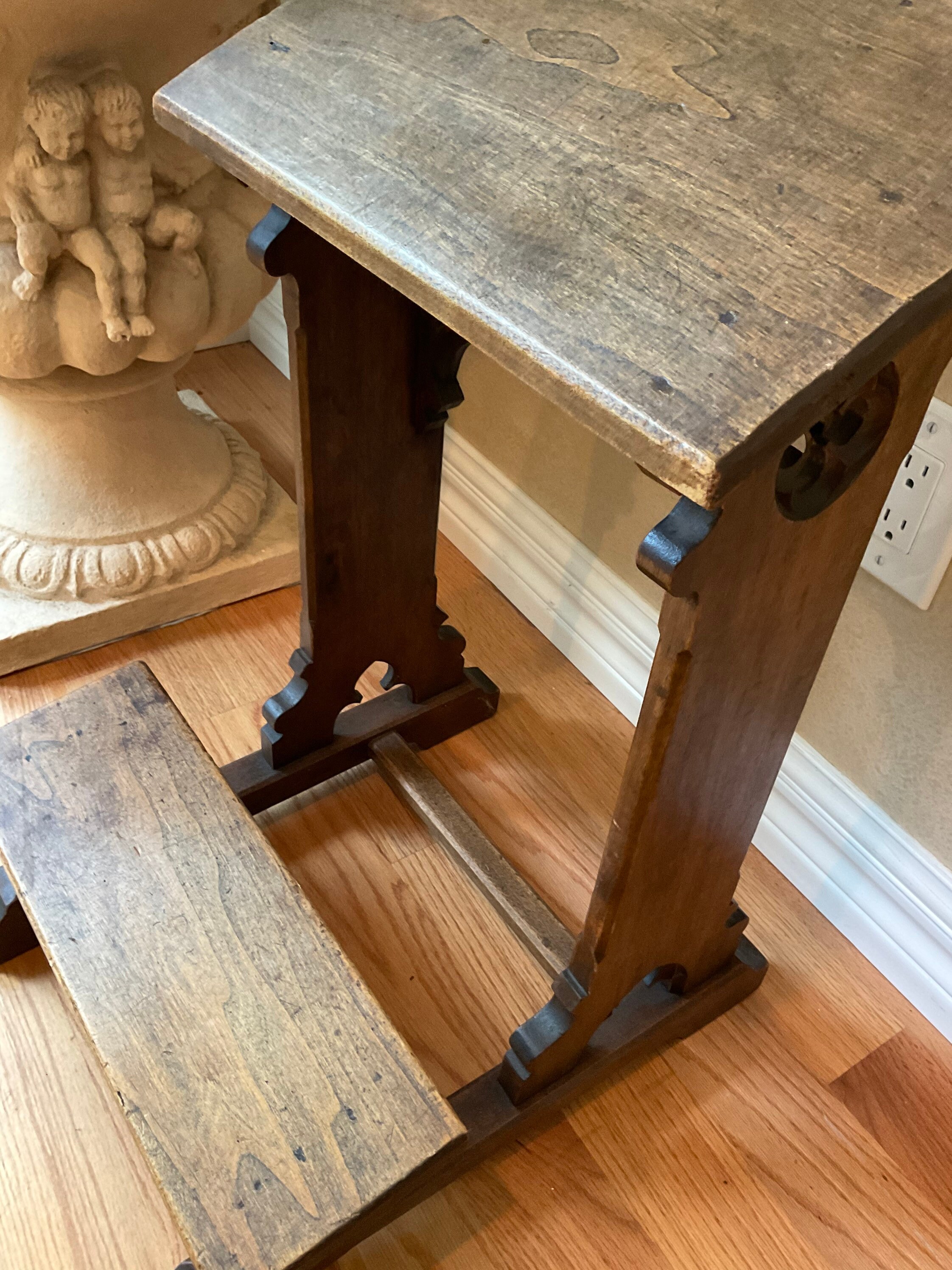 18th Century European Childs Prayer Kneeler , Hand Carved Kneeler ...