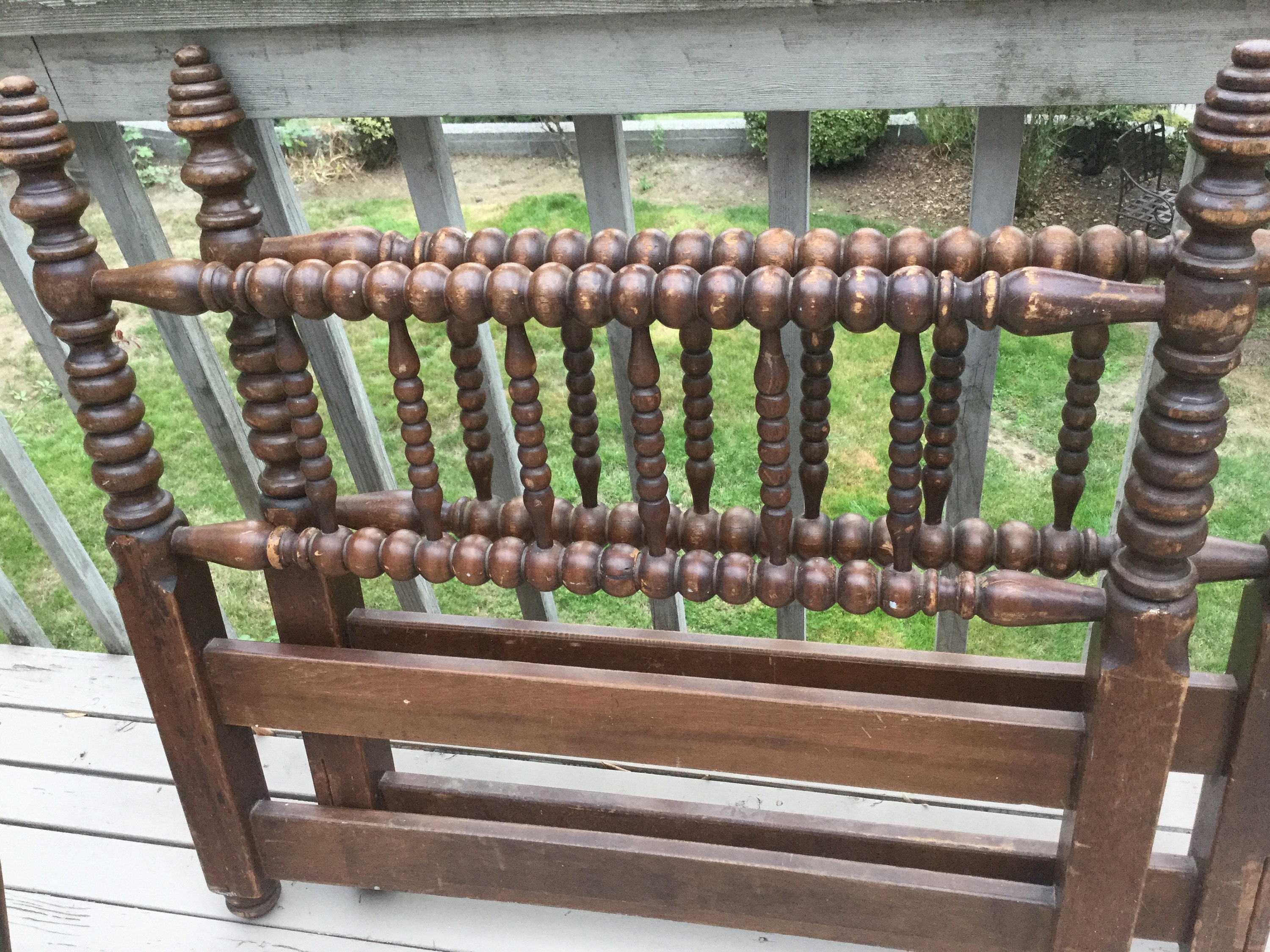 Custom Finish Antique Heirloom Bobbin Spindle Day Bed Twin Size - Etsy