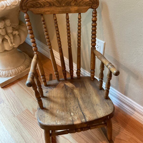 Antique Rocking Chair - Etsy