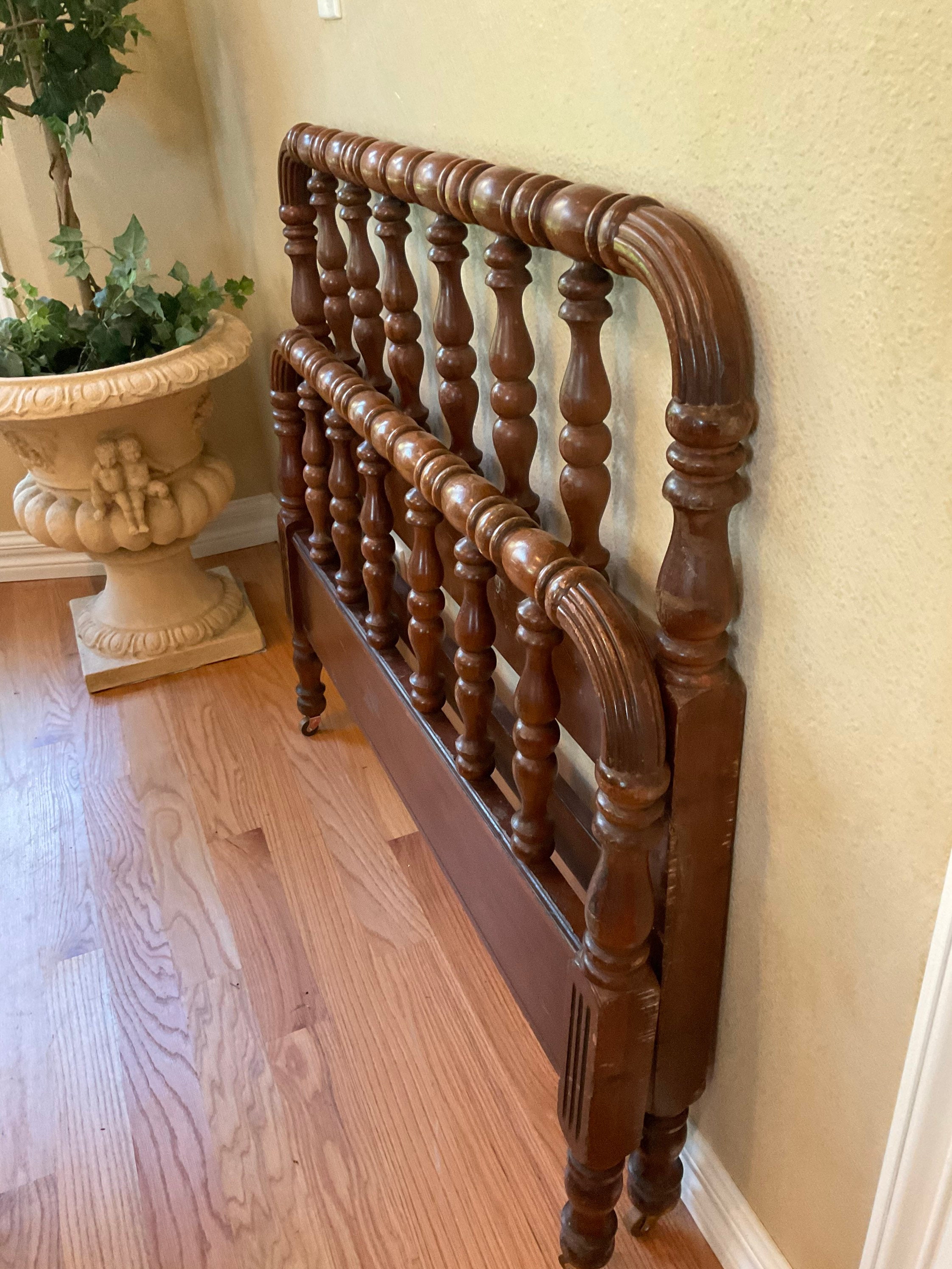 Antique Jenny Lind Twin Size Bed Frame. Spindle Spool Bed. | Etsy