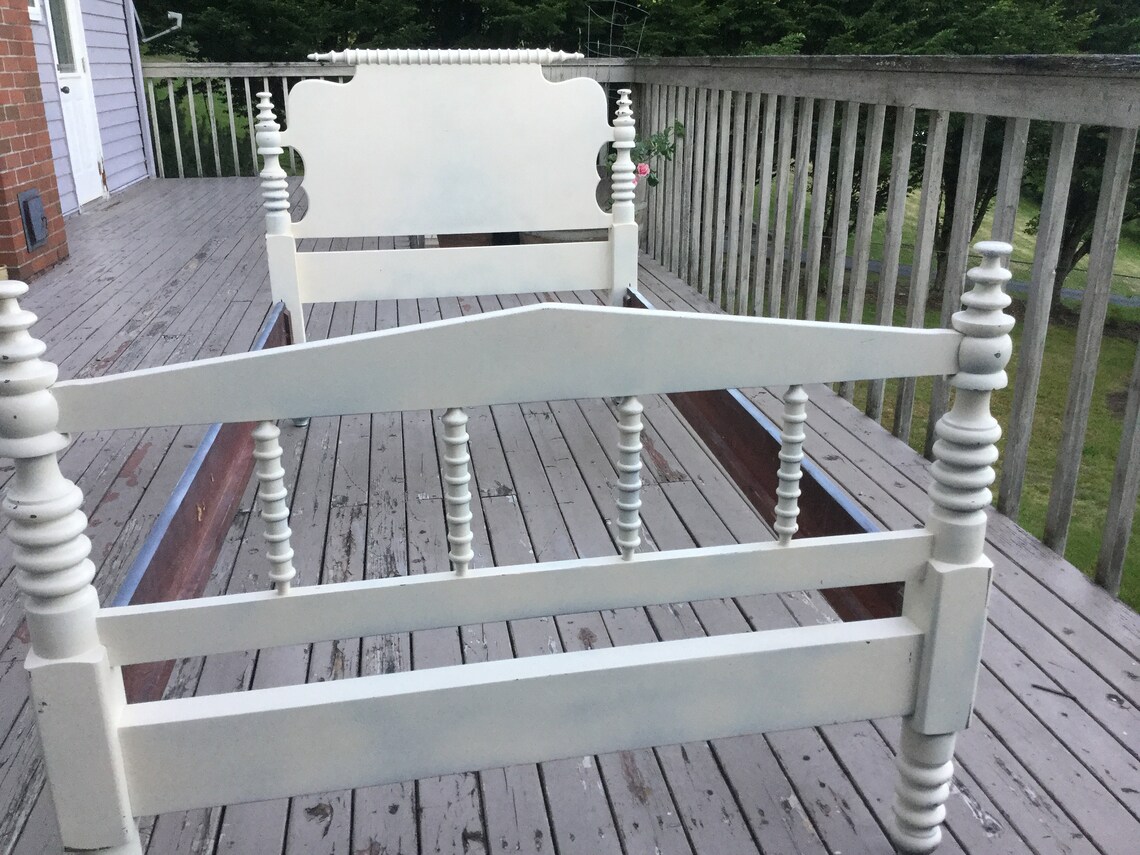 Antique Jenny Lind Spindle Spool Twin Size Bed - Etsy