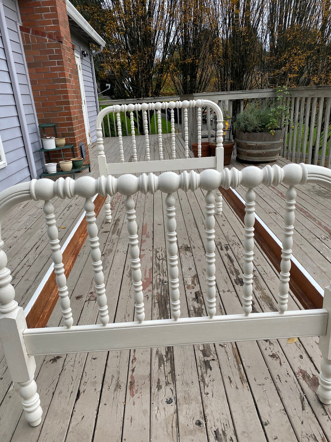 Vintage Jenny Lind Heirloom Spindle Spool Twin Size Bed - Etsy