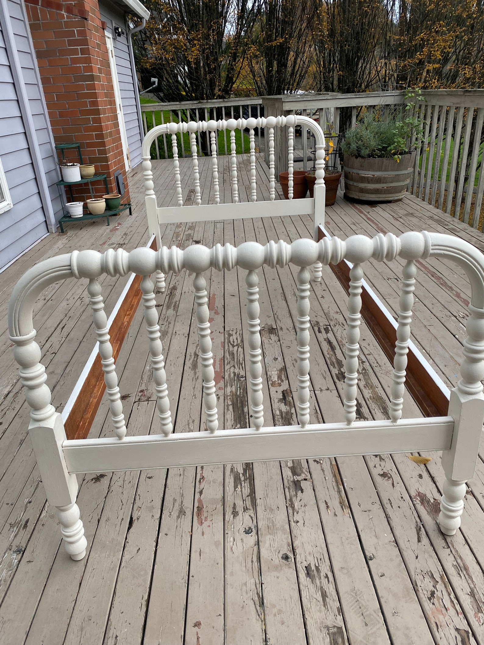 Vintage Jenny Lind Heirloom Spindle Spool Twin Size Bed - Etsy