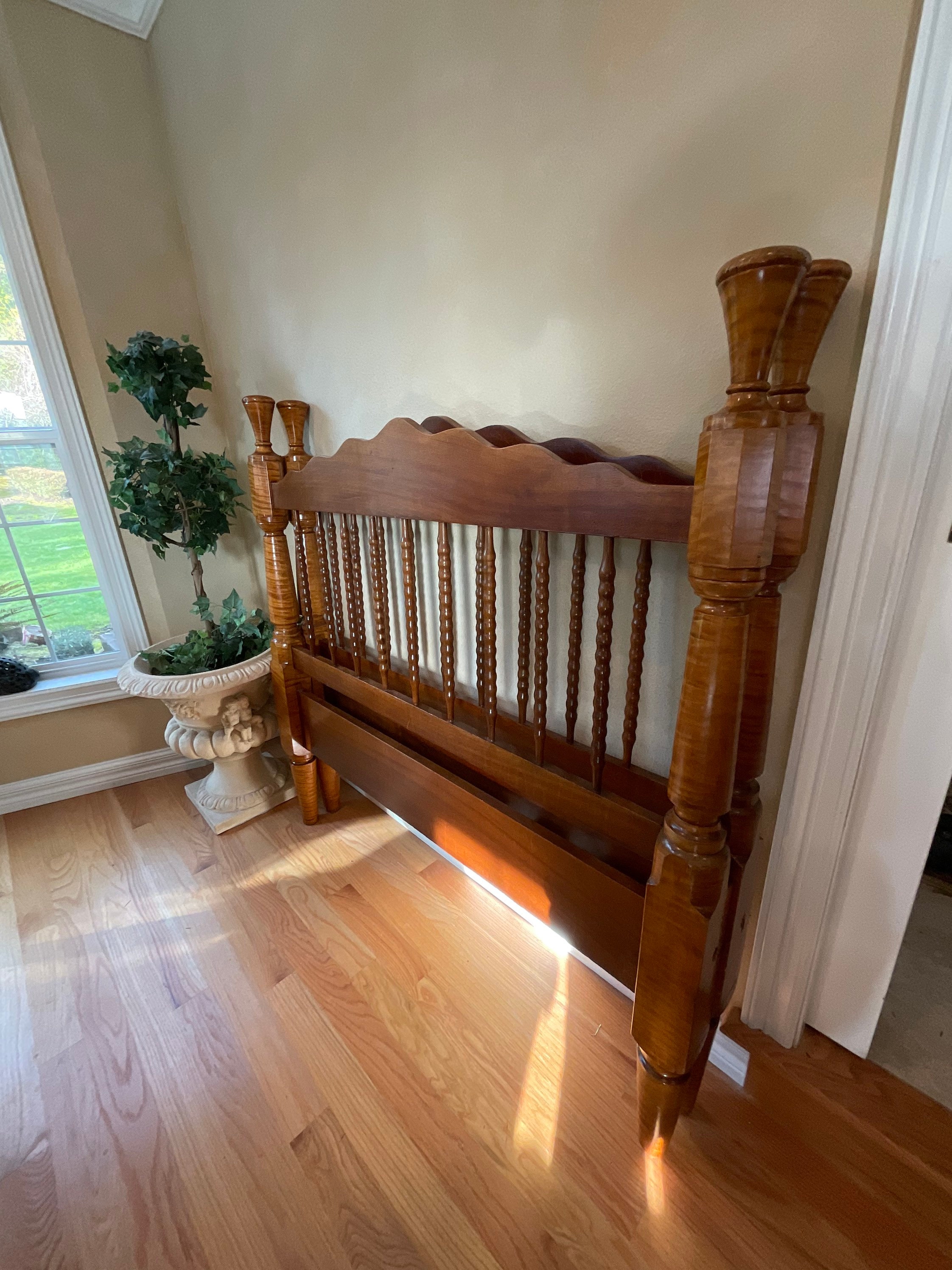 Antique Jenny Lind Spindle Spool Full Size Headboards. Very Unique ...