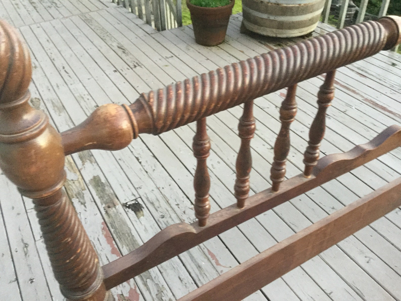 Antique Heirloom Barley Twist Spindle Spool Bed Jenny-lind Bed - Etsy