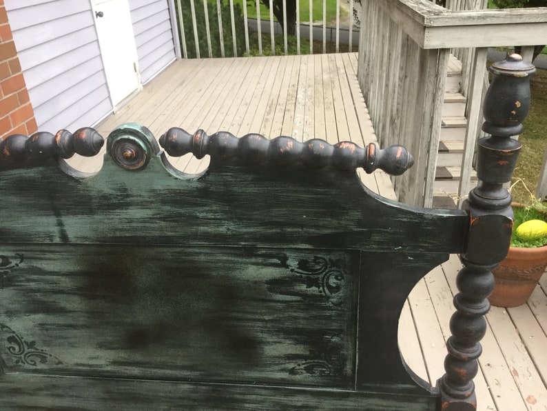 Shabby Chic Antique Twin Bed Bobbin Spool Vintage Bed - Etsy