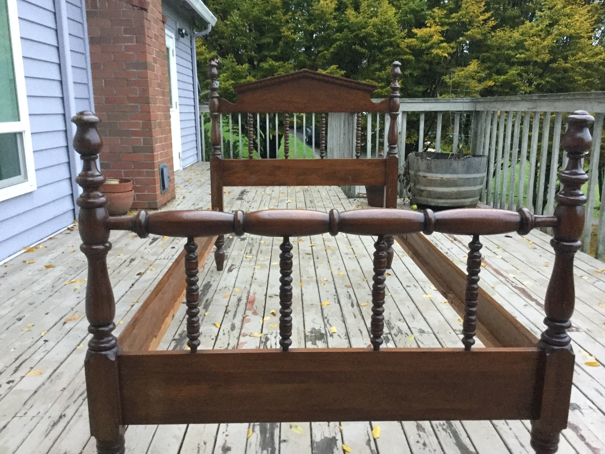 Colonial Early Jenny Lind Spindle Spool Twin Size Beds - Etsy