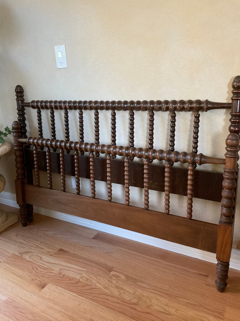 Antique Jenny Lind Bed Frame. Full Size Spindle Spool Bed - Etsy