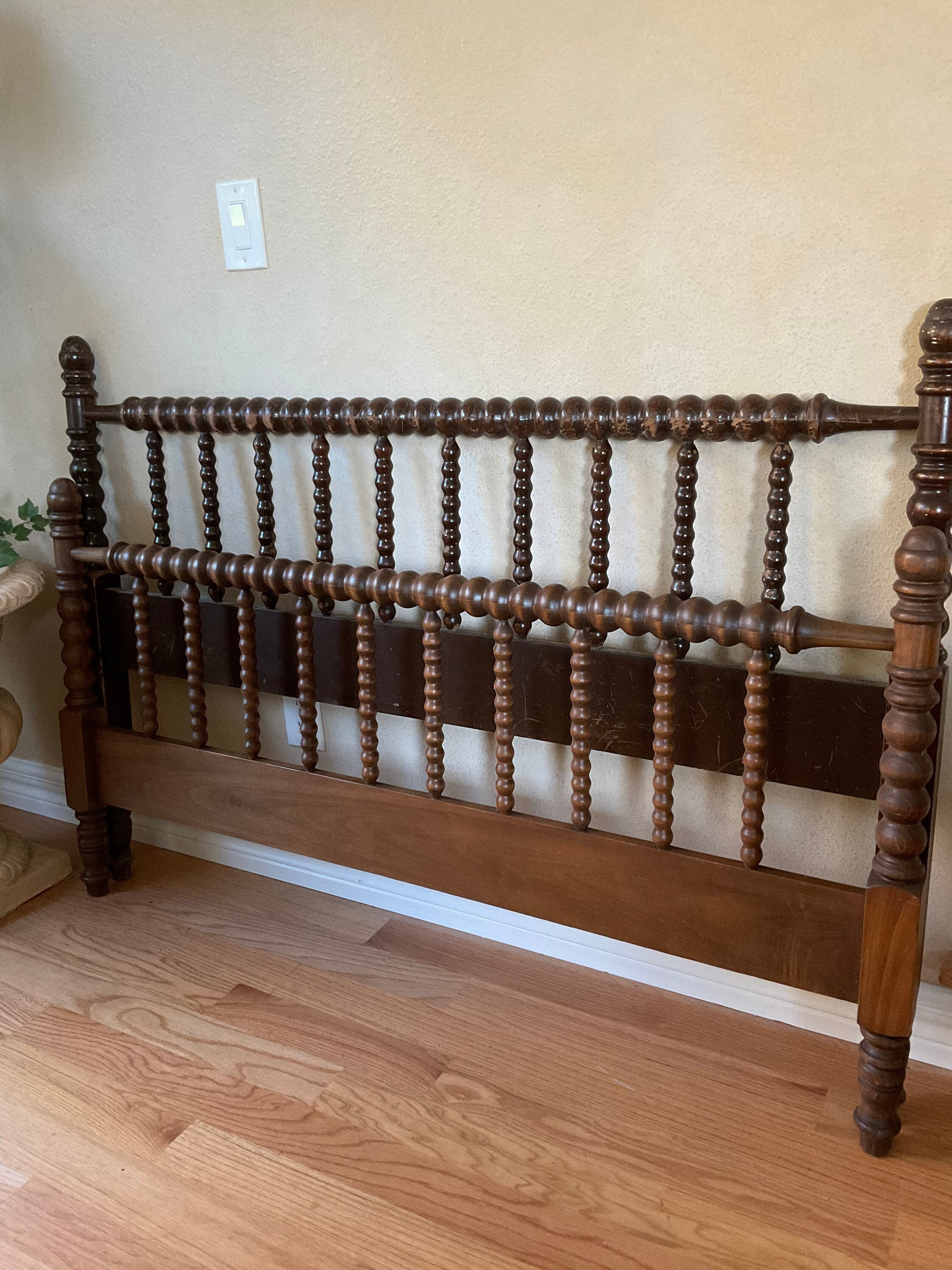 Antique Jenny Lind Bed Frame. Full Size Spindle Spool Bed - Etsy