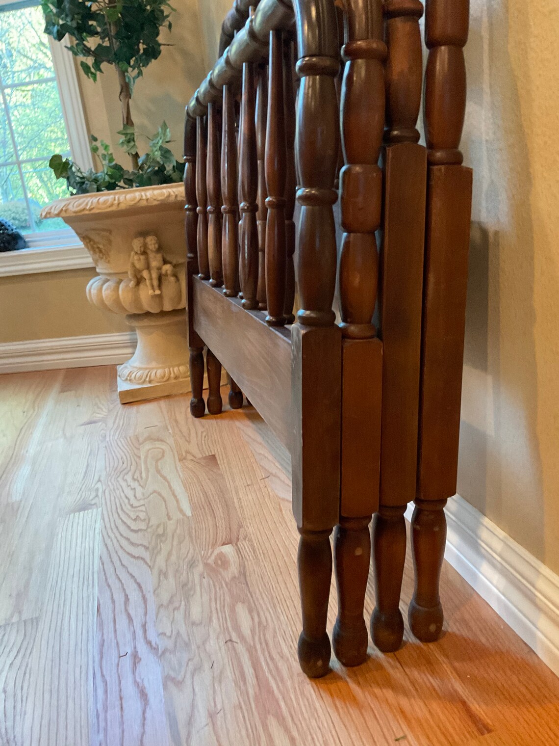 Pair of Vintage Jenny Lind Twin Size Bed Frames. Spindle Spool | Etsy