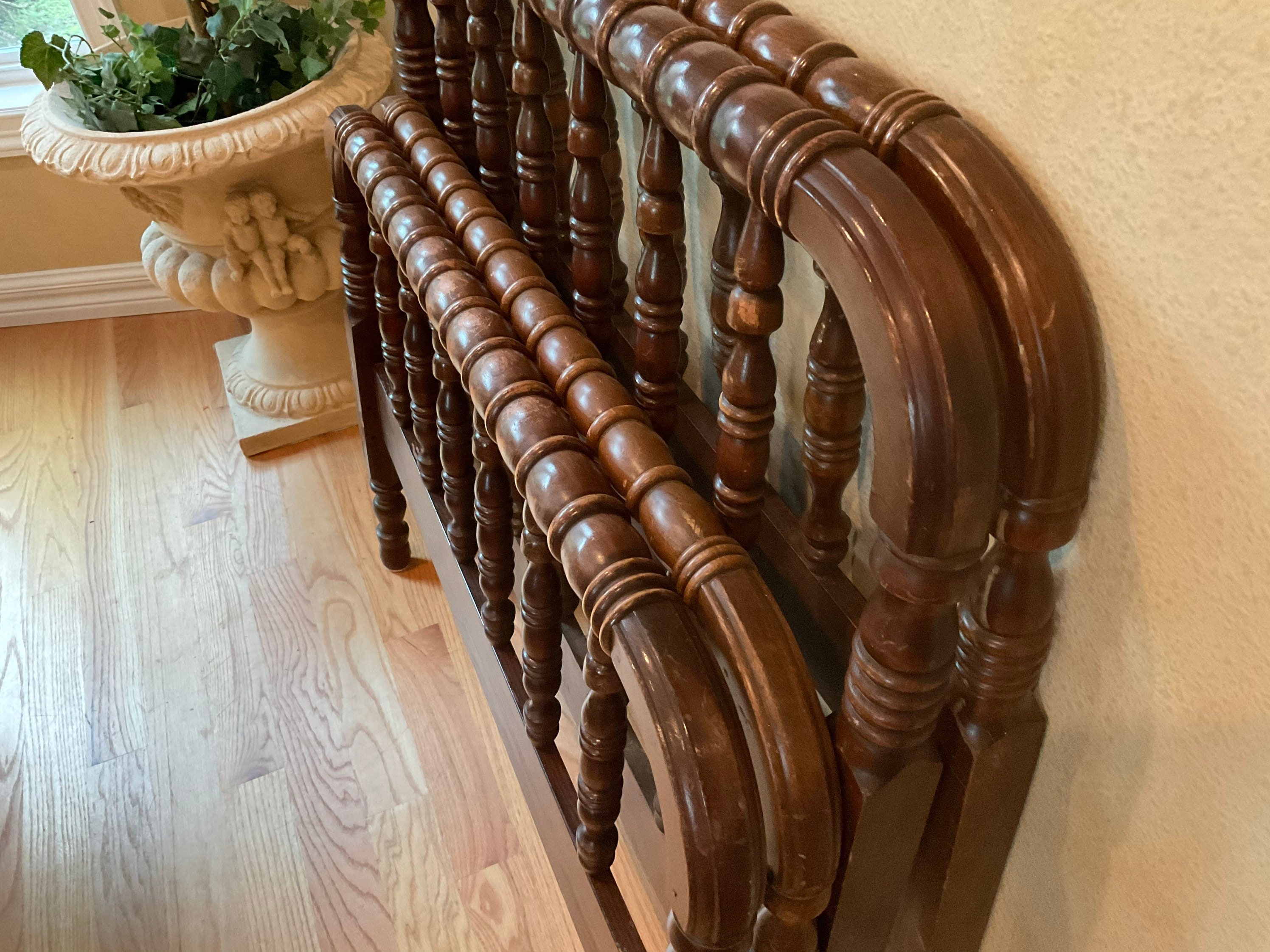 Vintage Heirloom Bobbin Spindle Twin Size Beds, Jenny Lind Beds. - Etsy