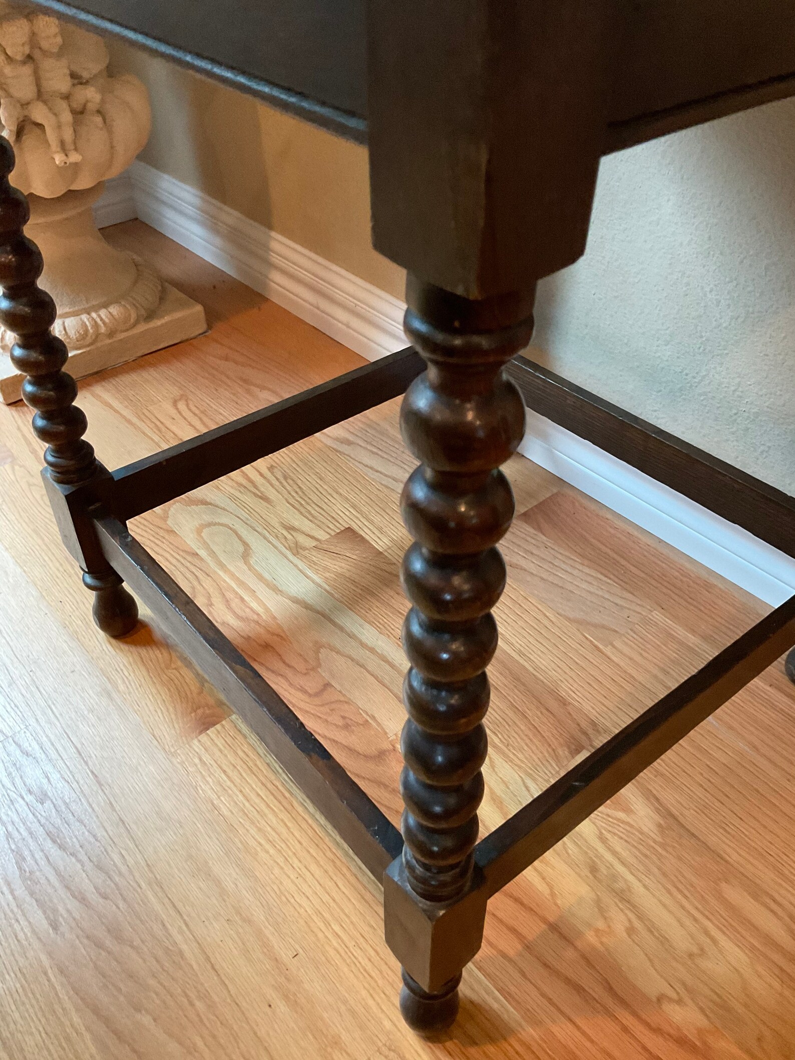 Antique Spindle Spool Side Table. Antique Table - Etsy