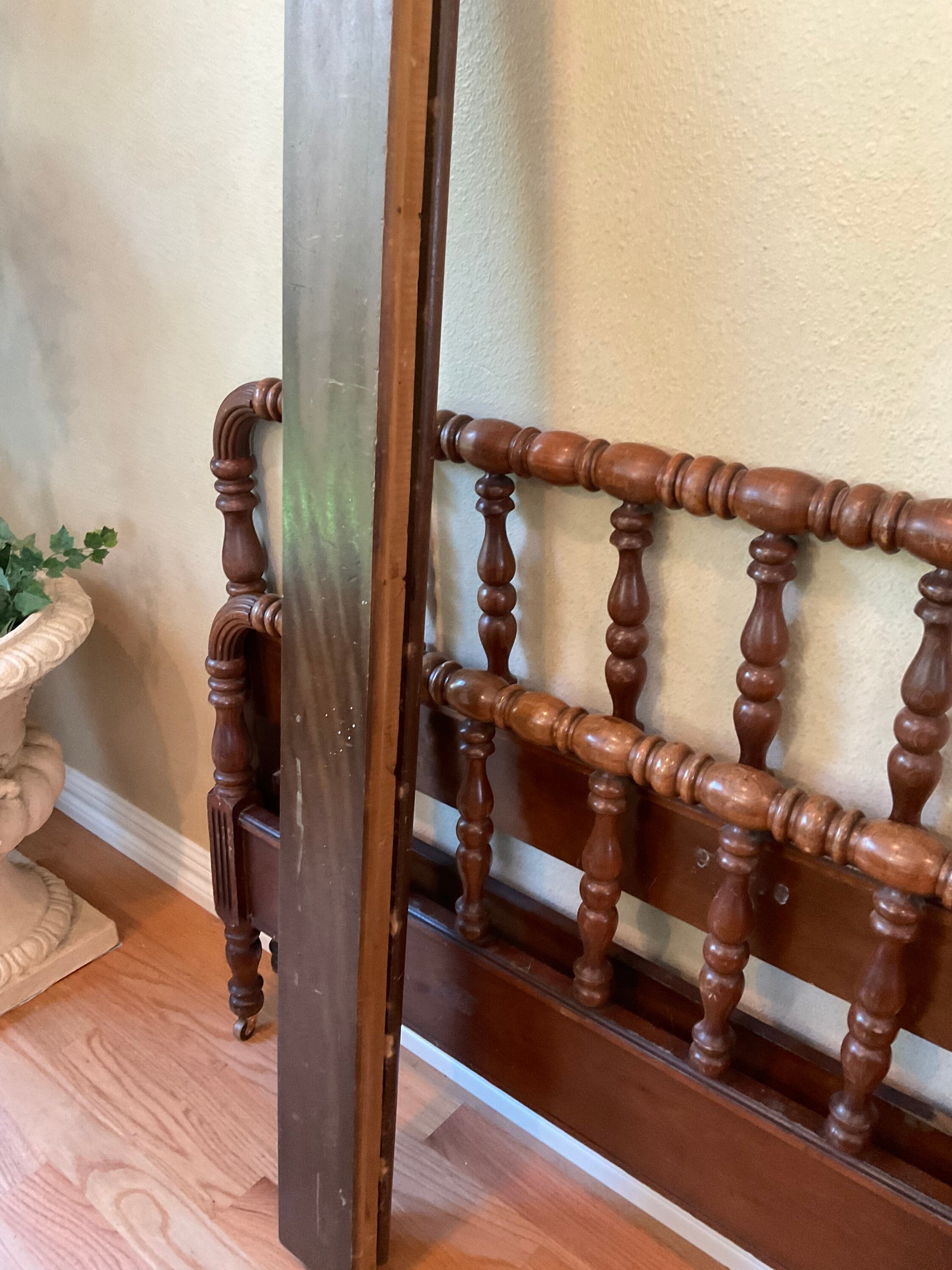 Antique Jenny Lind Twin Size Bed Frame. Spindle Spool Bed. | Etsy