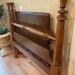 Antique Maple 4-poster Rope Bed From 1800s Antique 3/4 Size With Bell ...