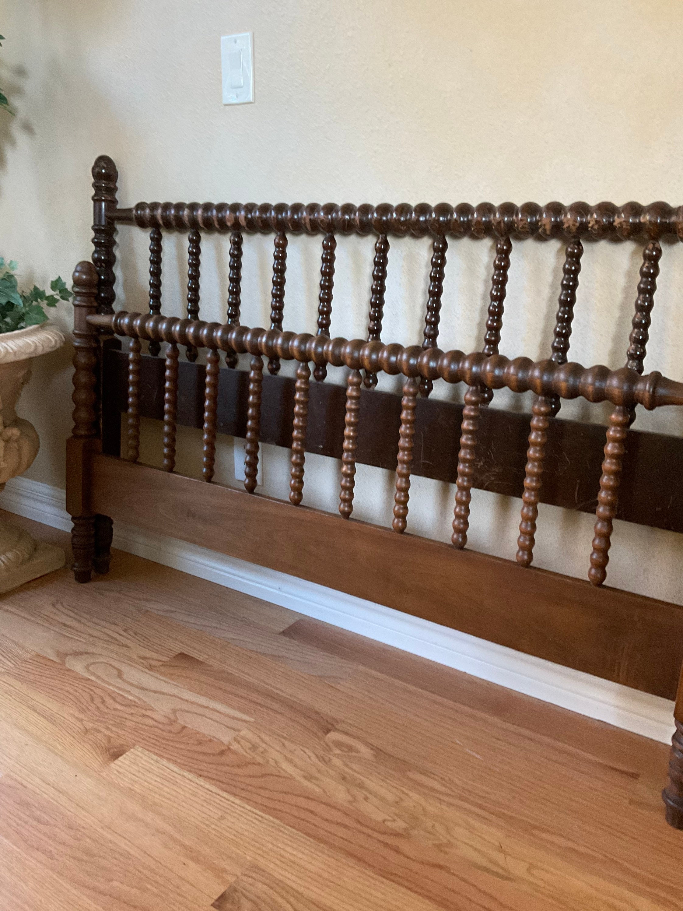 Antique Jenny Lind Bed Frame. Full Size Spindle Spool Bed - Etsy