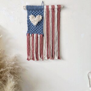 American Flag With Heart - Etsy