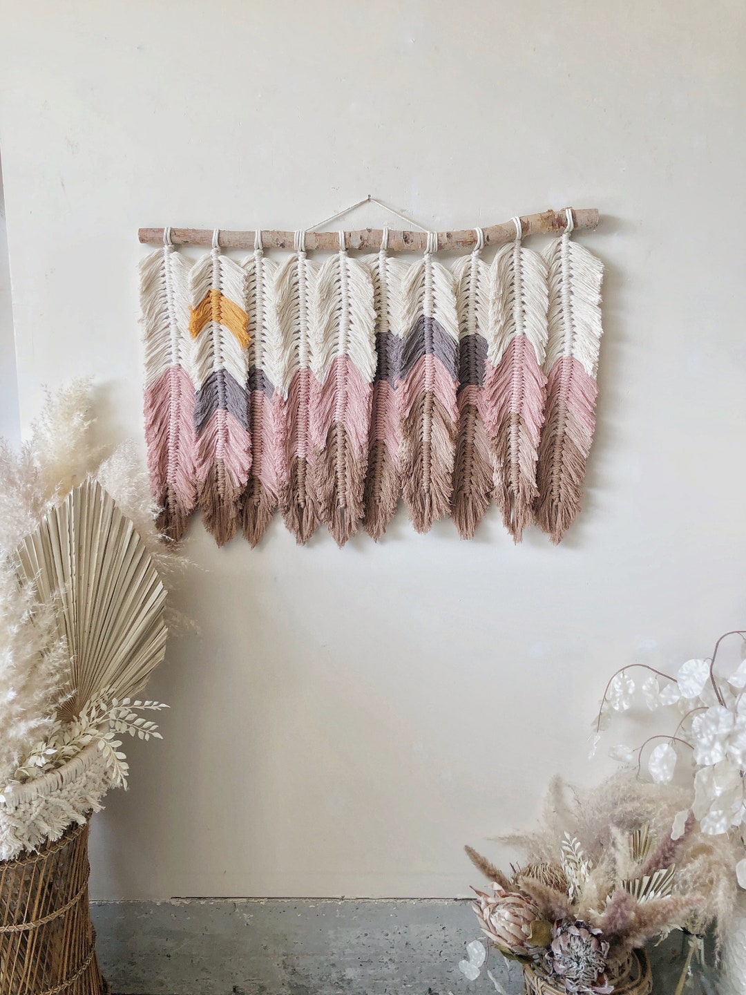 Abstract Landscape Feathers - Etsy