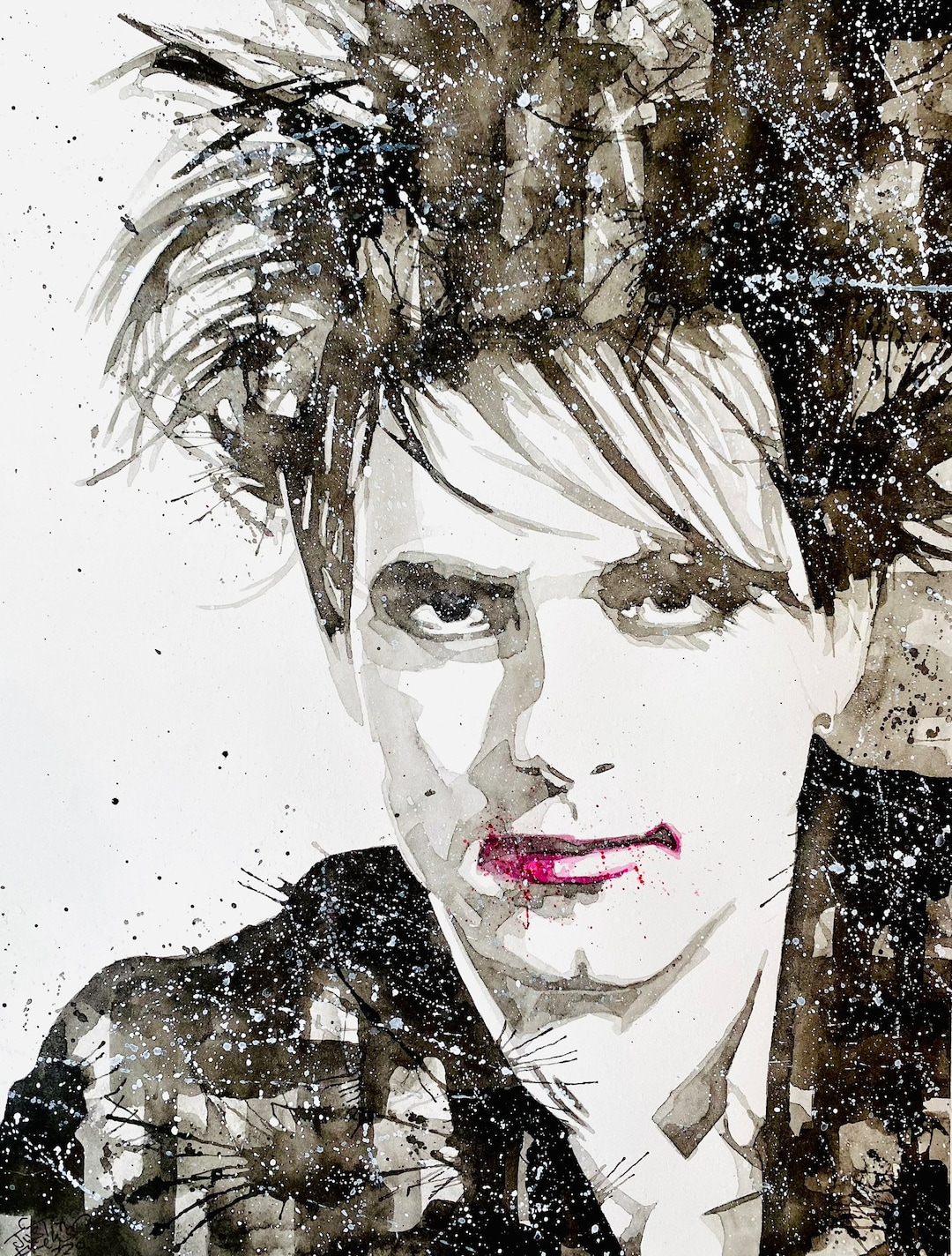 The Cure Robert Smith Art Print, Wall Art, Music Lover Gift, Popstar ...