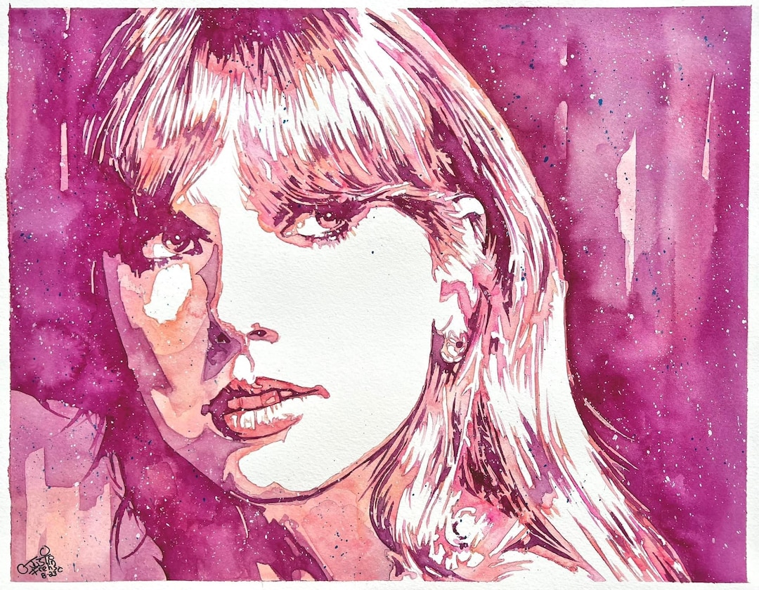 Taylor Swift Art Print, Wall Art, Music Lover Gift, Popstar, Tay Tay ...