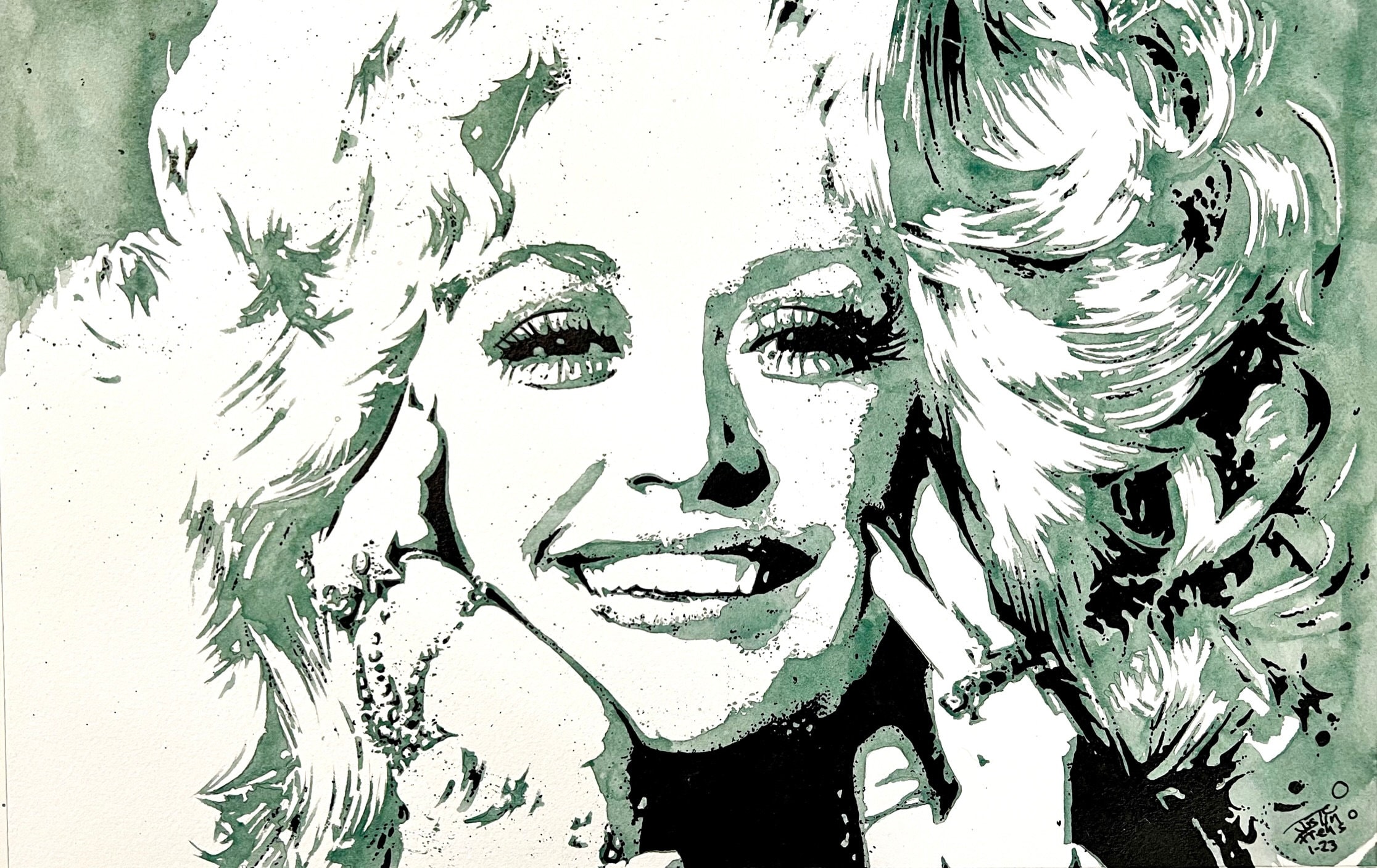Dolly Parton Art Print, Wall Art, Music Lover Gift, Popstar, 80's, Room ...