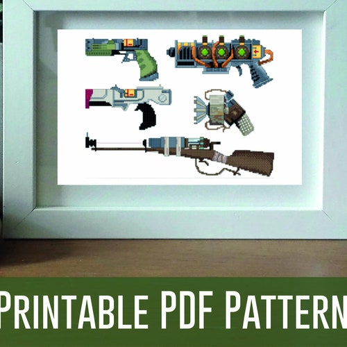 Fallout Overencumbered Cross Stitch Pattern | Etsy