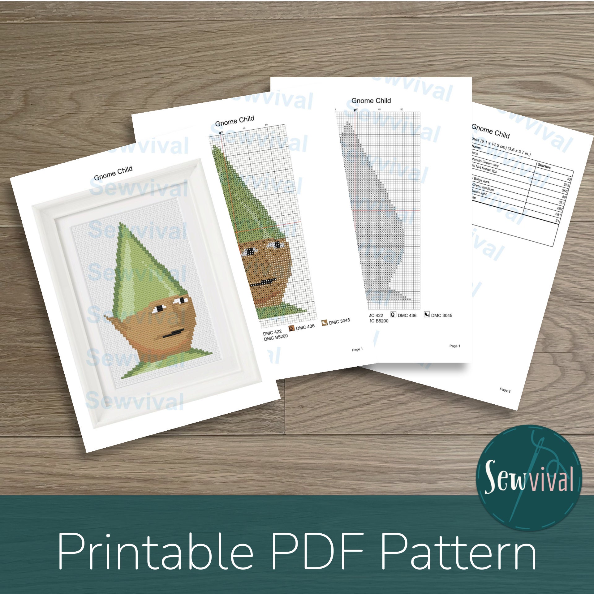 PATTERN PDF Gnome Child / Runescape / Cross Stitch PDF Pattern - Etsy