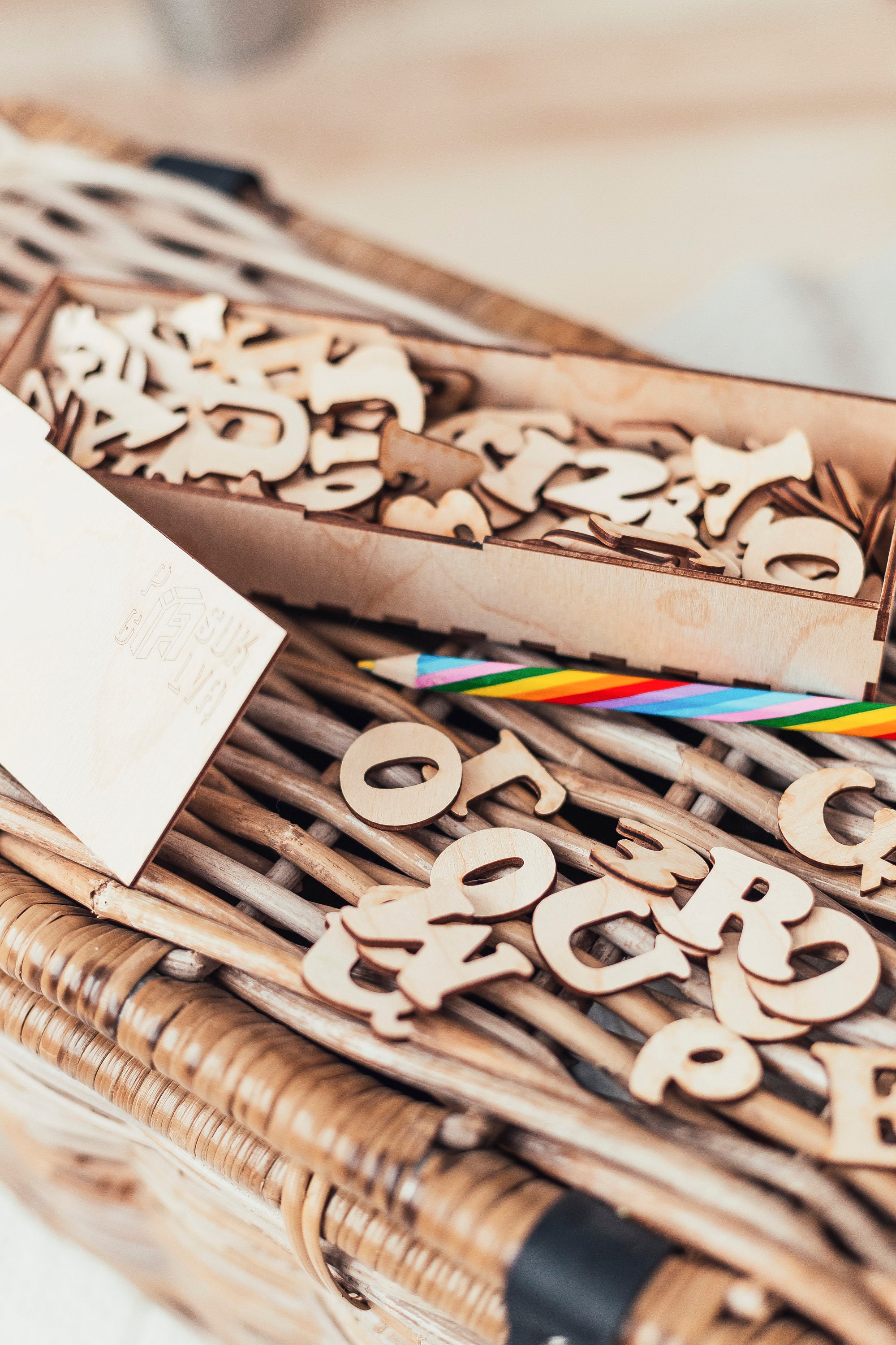 Letters in the Box | Etsy